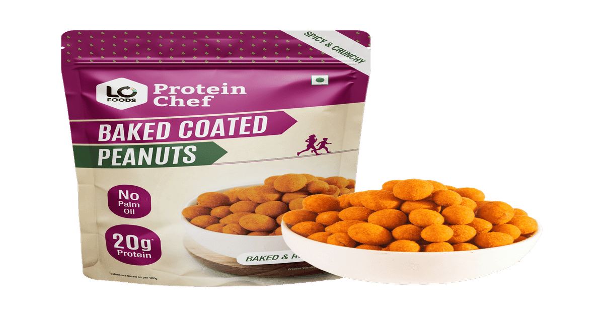 Buy Protein Chef Baked Coated Peanuts (No Palm Oil Masala Roasted 20g ...