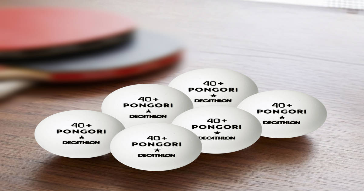 Buy Decathlon Pongori Table Tennis Balls (Standard Size, Pack of 6 ...