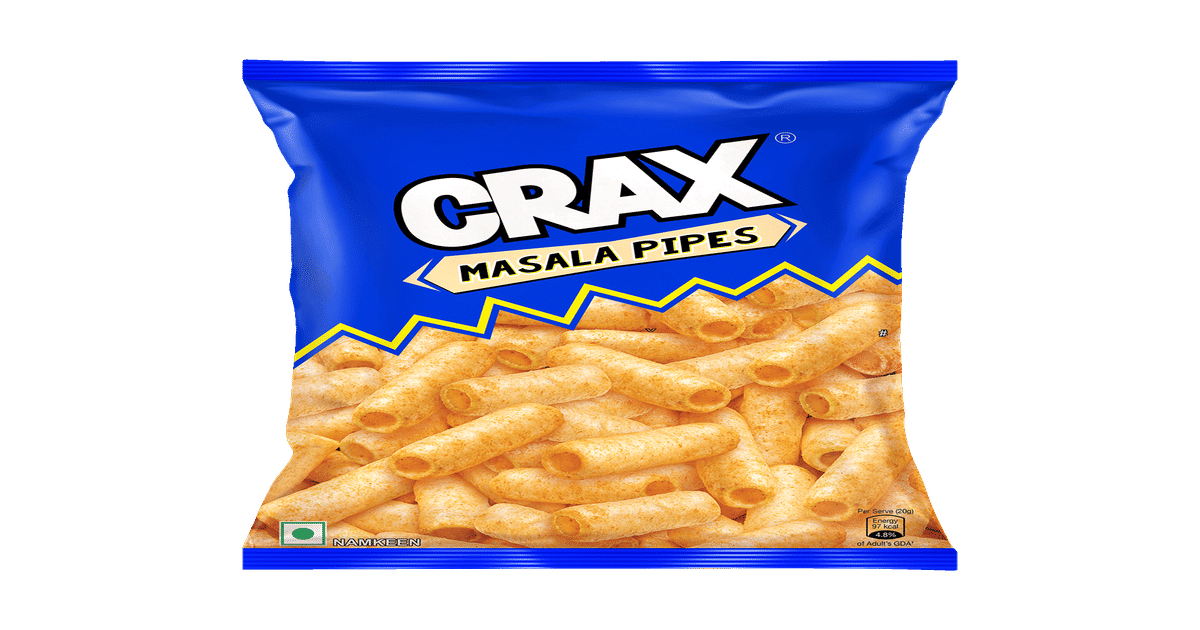 Buy Crax Crunchy Pipes Masala Puff Snacks Online (65 g) At Best Price
