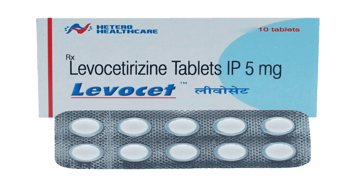 Buy Levocet 5mg Strip Of 10 Tablets Online (10 pieces) At Best Price