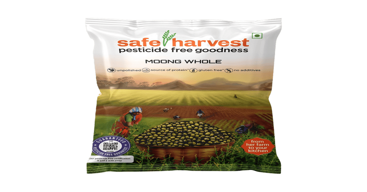 Buy Safe Harvest Moong Whole | Unpolished | Lab-Tested Pesticide Free ...