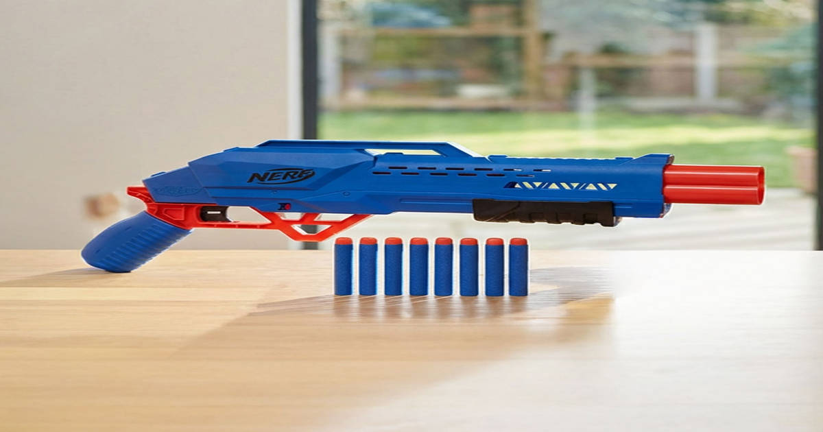 Buy Nerf Alpha Strike Big Cat Db-2 Blaster, Fires 2 Darts - Includes 8 ...