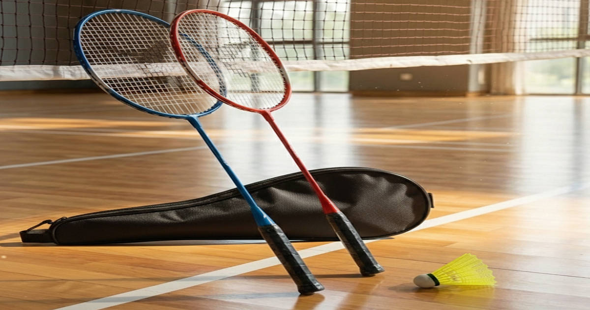 Buy Decathlon - Perfly Unisex Badminton Racket - Blue and Red Online (2 ...