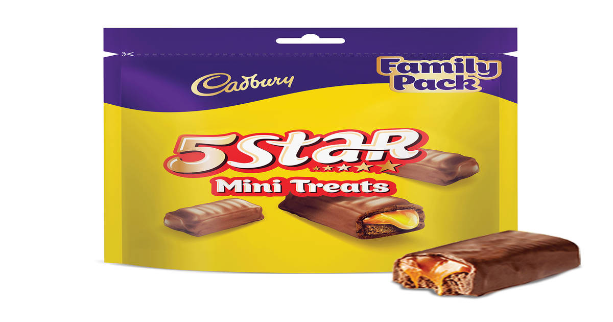 Buy Cadbury 5 Star Chocolate Mini Treats Kanjak Specials Online (166.6 ...