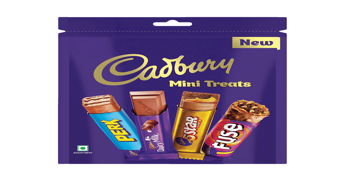 Buy Cadbury Assorted Chocolate Mini Treats Pack Online (128.7 g) At ...