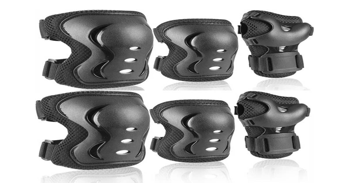Buy Jaspo Secure Hybrid Knee, Elbow and Wrist Guard (S, Black) Online ...