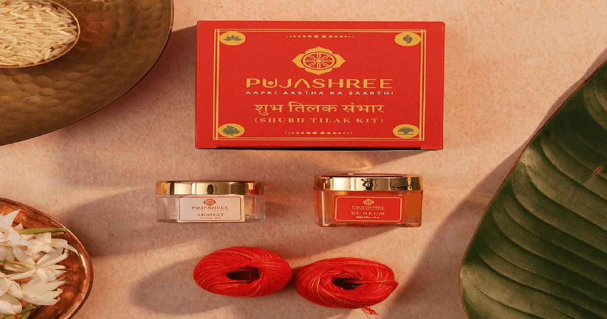Buy Pujashree Shubh Tilak Kit (Kalava+Kumkum+Akshat) Online (1 Piece ...