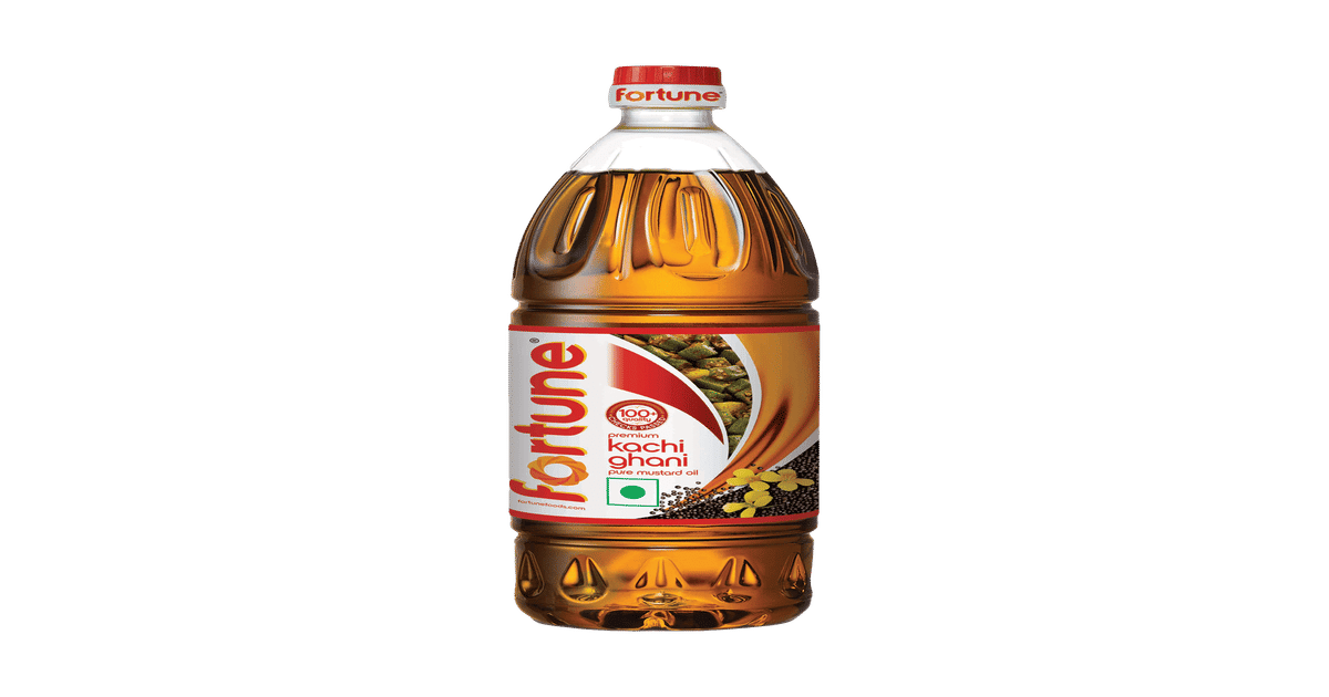 Buy Fortune Kachi Ghani Pure Mustard Oil Online (1 ltr x 2) At Best Price