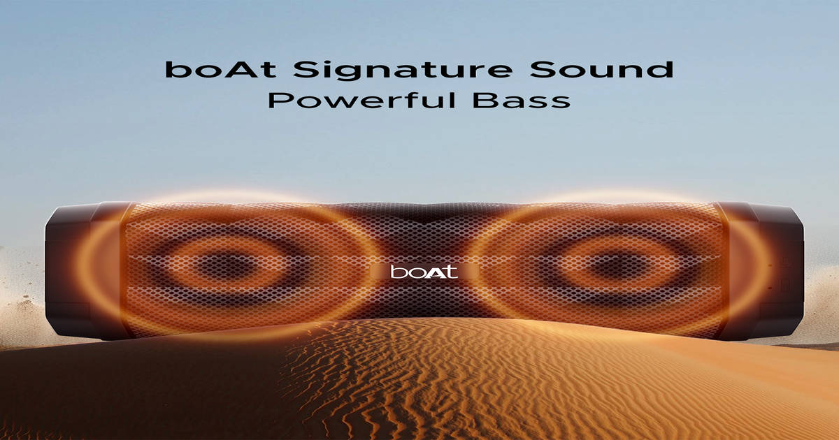 Buy boAt Stone 650 Bluetooth Speaker w/ mic, 10W RMS Sound, 7Hr ...
