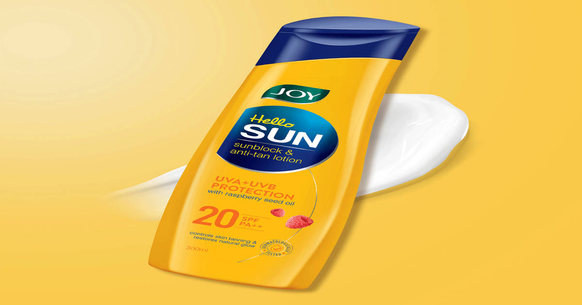 Buy JOY Hello Sun SunBlock & Anti-tan Lotion SPF20 ver 2 Online (300 ml ...