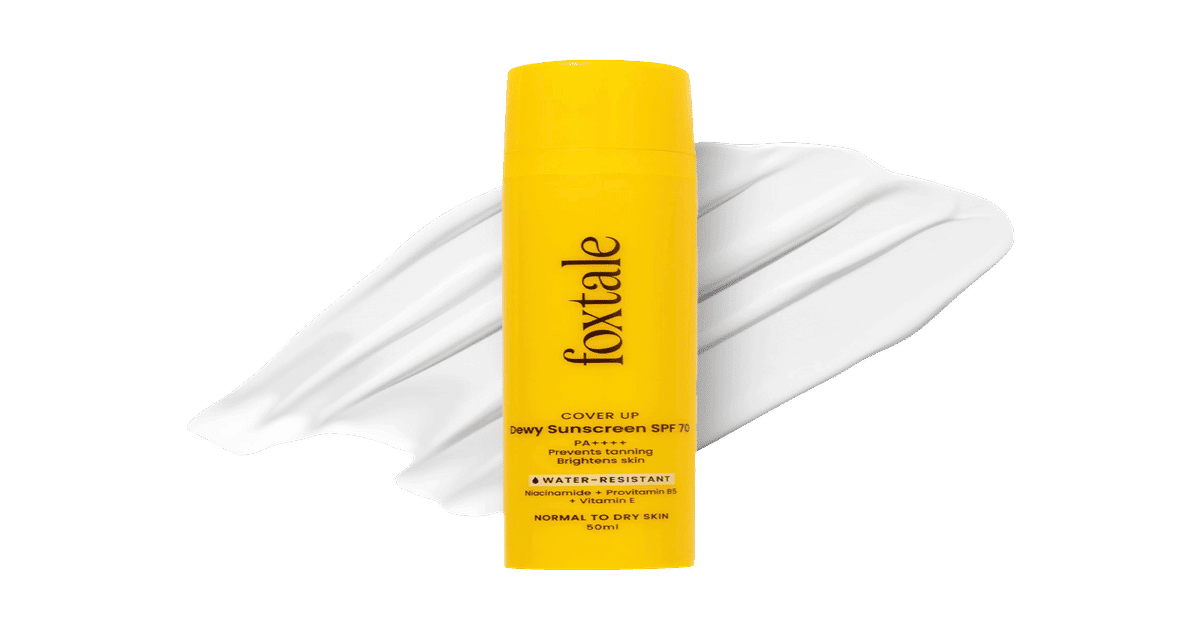Buy Foxtale SPF70 Dewy Sunscreen | Water-resistant聽 Online (50 ml) At ...