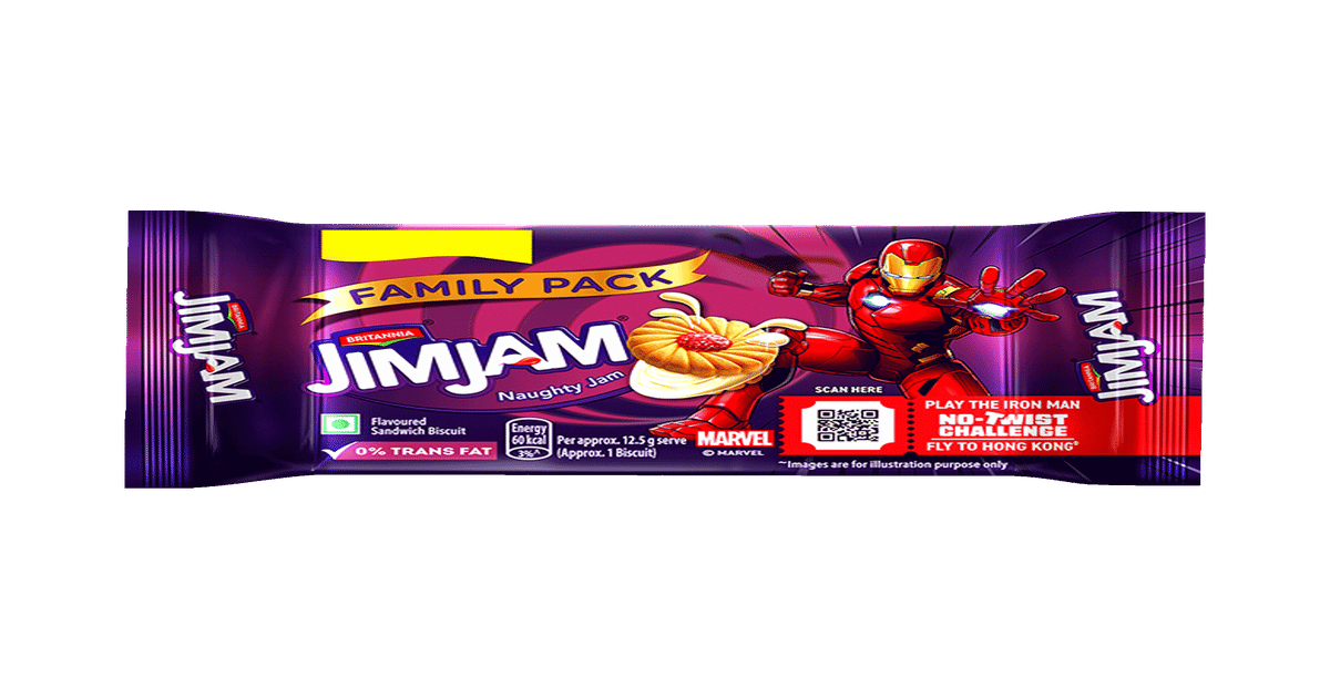 Buy Britannia Jim Jam Biscuits-The OG biscuit with Vanilla Creme ...