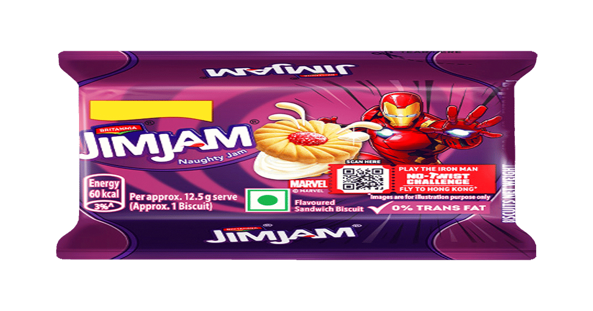 Buy Britannia Jim Jam Biscuits-The OG Biscuit with Vanilla Creme ...