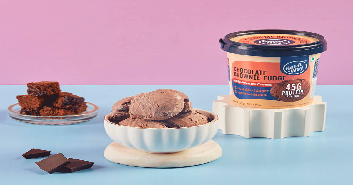 Buy Get-A-Way Chocolate Brownie Fudge Ice Cream Tub Online (500 ml) At ...