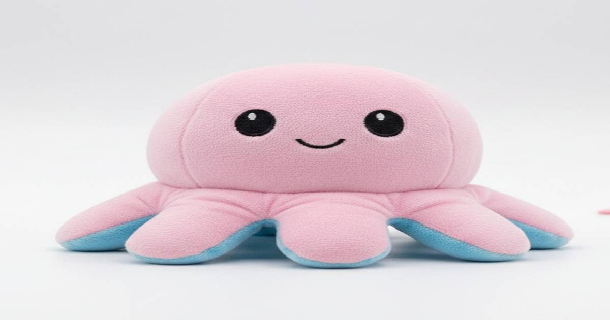 Buy HUG 'n' FEEL Octopus Reversible Soft Toy (Pink, Blue) Online (1 ...