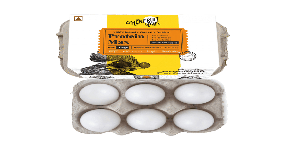 Buy Hen Fruit Protien Max Eggs Online (6 Pieces) At Best Price