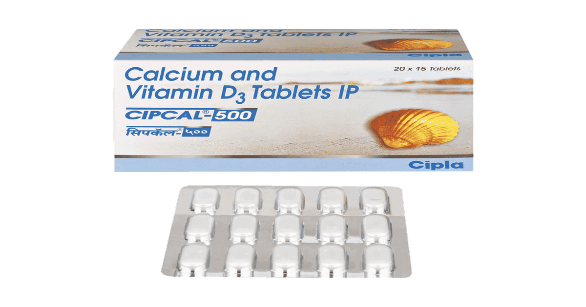 Buy Cipcal Tablet | Bone & Joint Health Supplement | Calcium + Vitamin ...