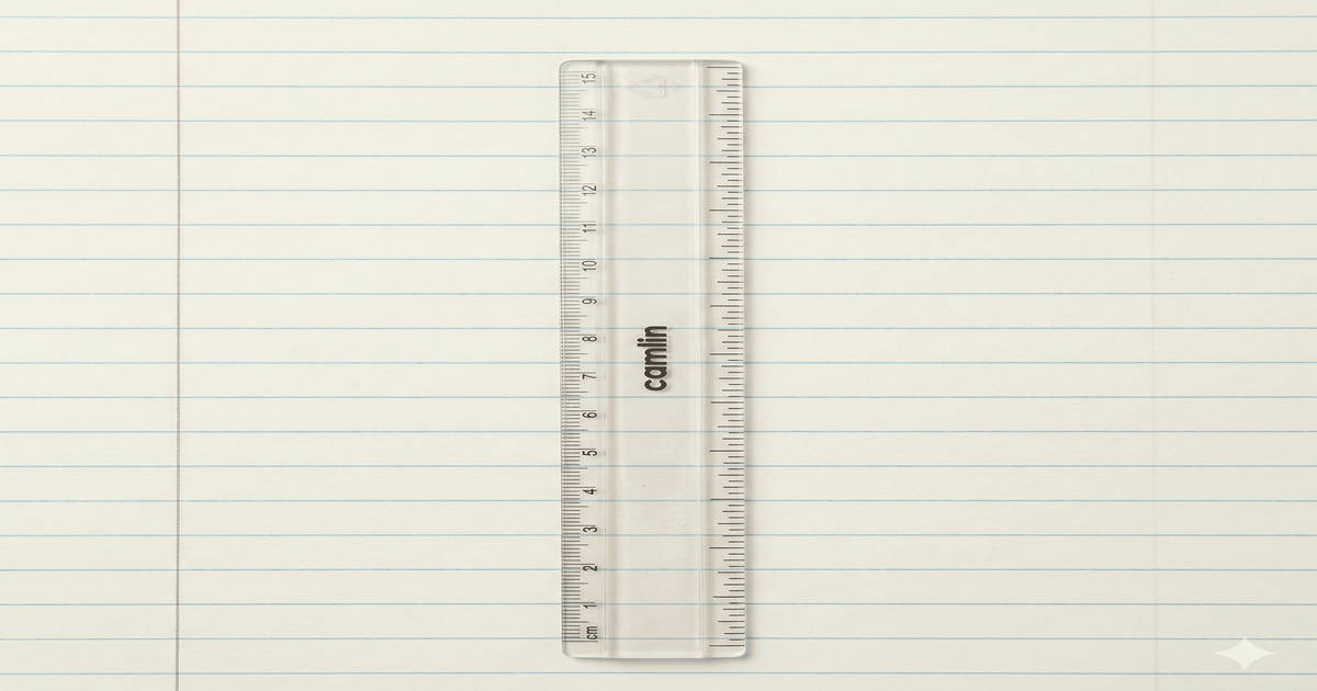 Buy Camlin Plastic Scale/Ruler | 15 cm | Transparent Online (1 Piece ...