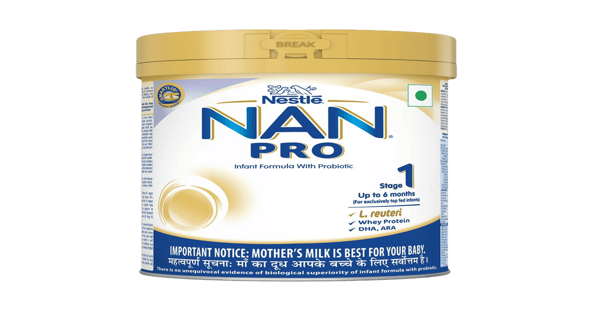 Buy Nestle NAN PRO Stage 1 Infant Formula Tin (0-6M) Online (400 g) At ...