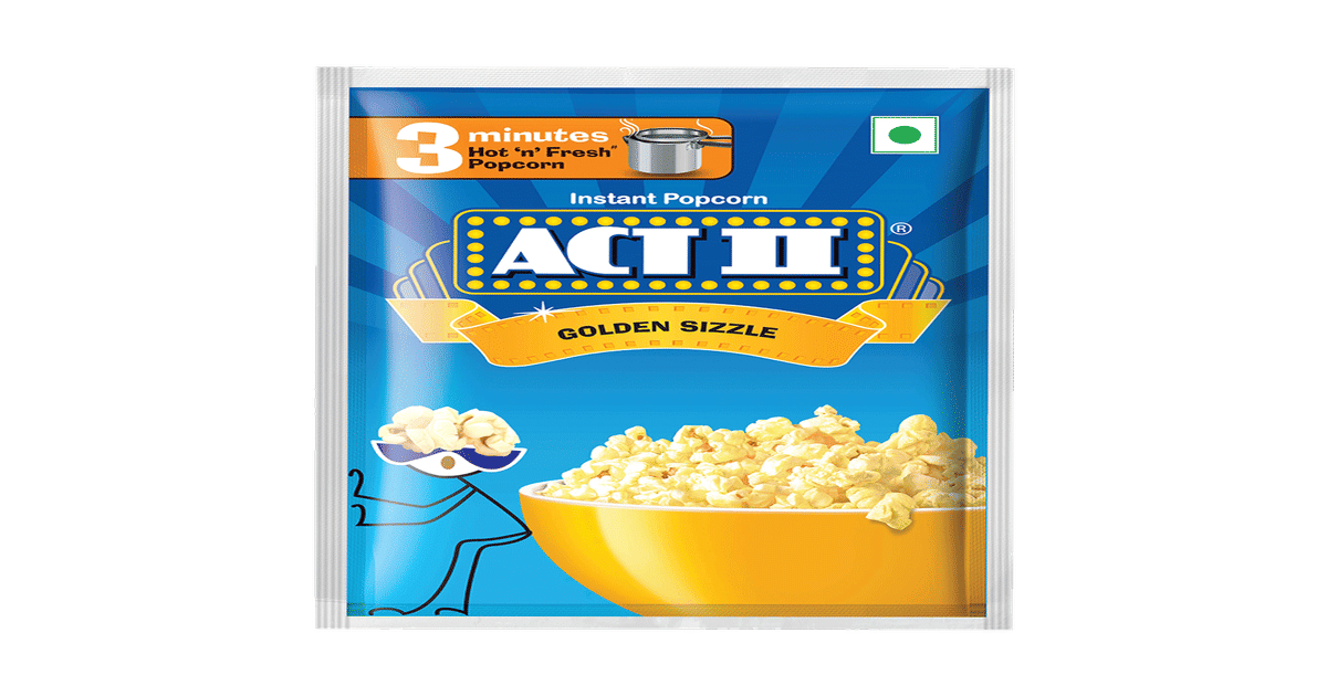Buy ACT II Instant Golden Sizzle Popcorn |Ready in 3 Minutes Online (35 ...