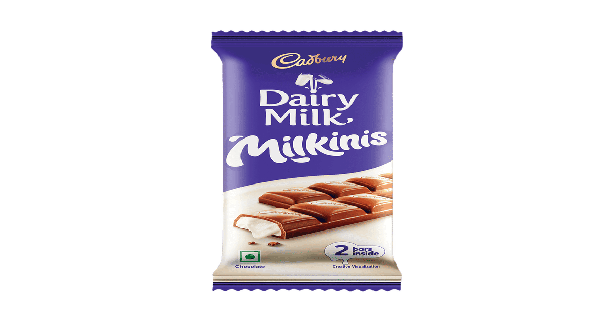Buy Cadbury Dairy Milk Milkinis Duo Pack Chocolate Bar Online (34 g) At ...