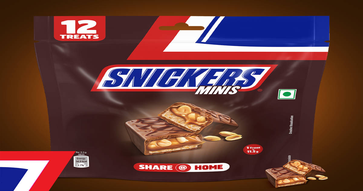 Buy Snickers Nougat Caramel Miniatures Filled Bar Chocolate Online (138 ...