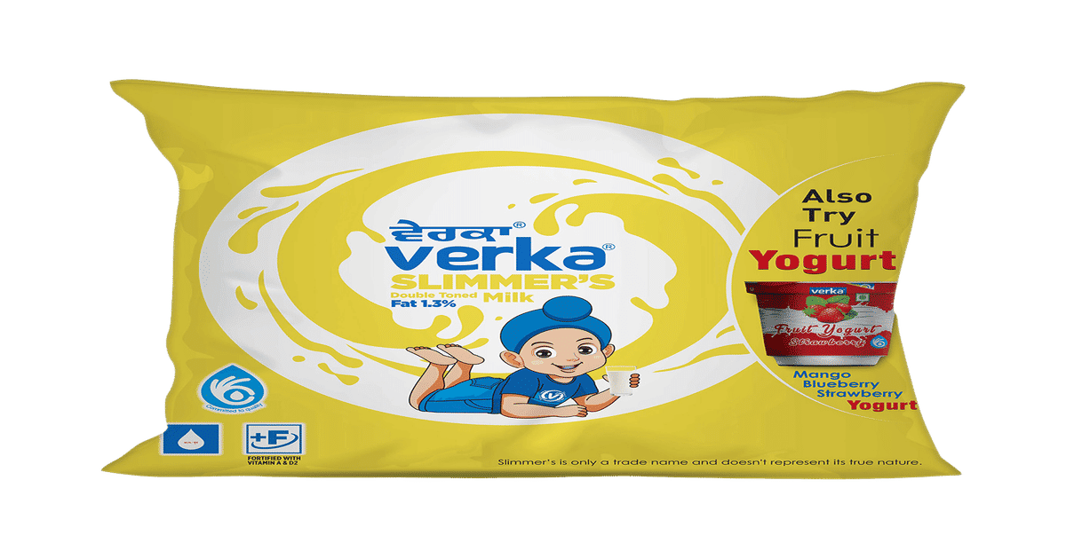 Buy Verka Double Toned Milk Yellow Online (500 ml) At Best Price