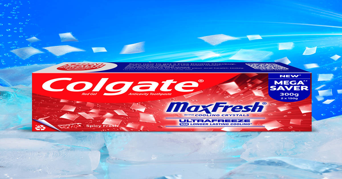 Buy Colgate MaxFresh Spicy Fresh Red Gel Toothpaste Online (300 g) At ...