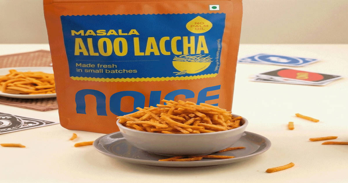 Buy NOICE Aloo ke lacche (Potato sticks) (No Palm Oil Namkeen & Snacks ...