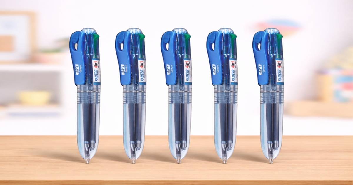 Buy Hauser Retractable Ball Pen | Blue Ink Online (1 Piece) At Best Price