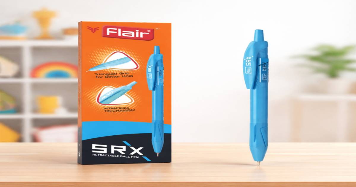 Buy Flair Creative SRX Retractable Ball Pen | Blue Ink | Pack of 10 ...