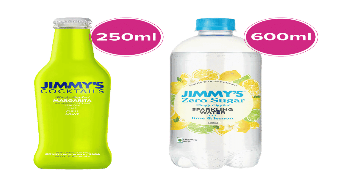 Buy Jimmy's Margarita - Cocktail & Mocktail Mixer 250ml and Jimmy's ...