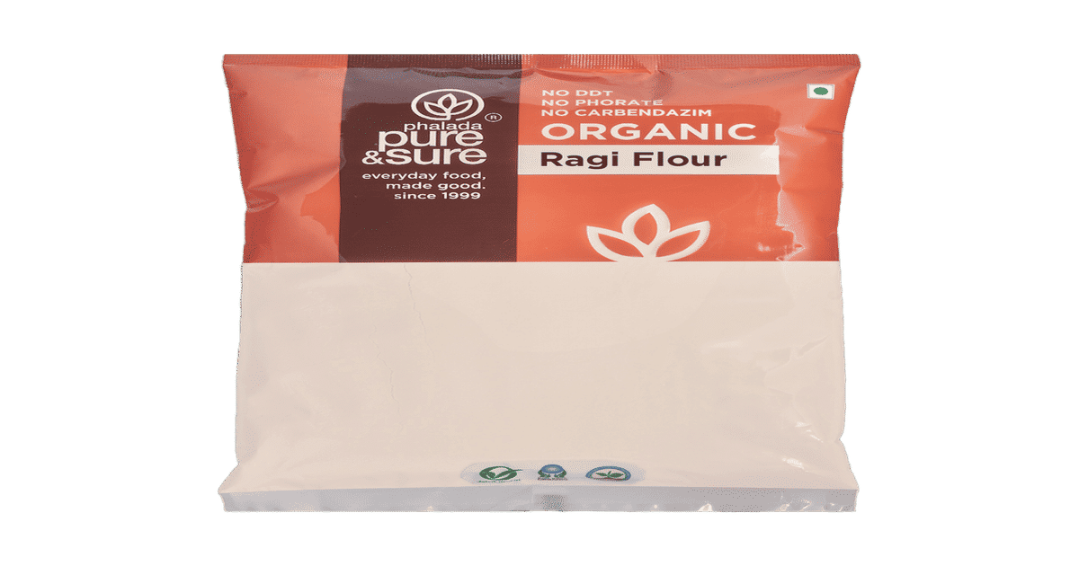 Buy Phalada Pure & Sure Organic Ragi Flour Online (1 kg) At Best Price
