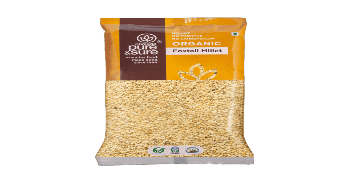 Buy Phalada Pure & Sure Organic Foxtail Millet Online (500 g) At Best Price