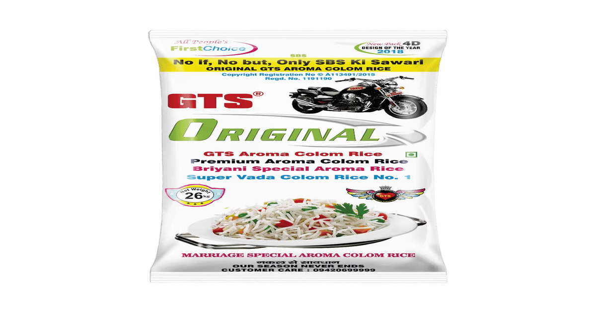 Buy GTS Original Bullet Kolam Rice White Exclusive Edition Pack Online ...