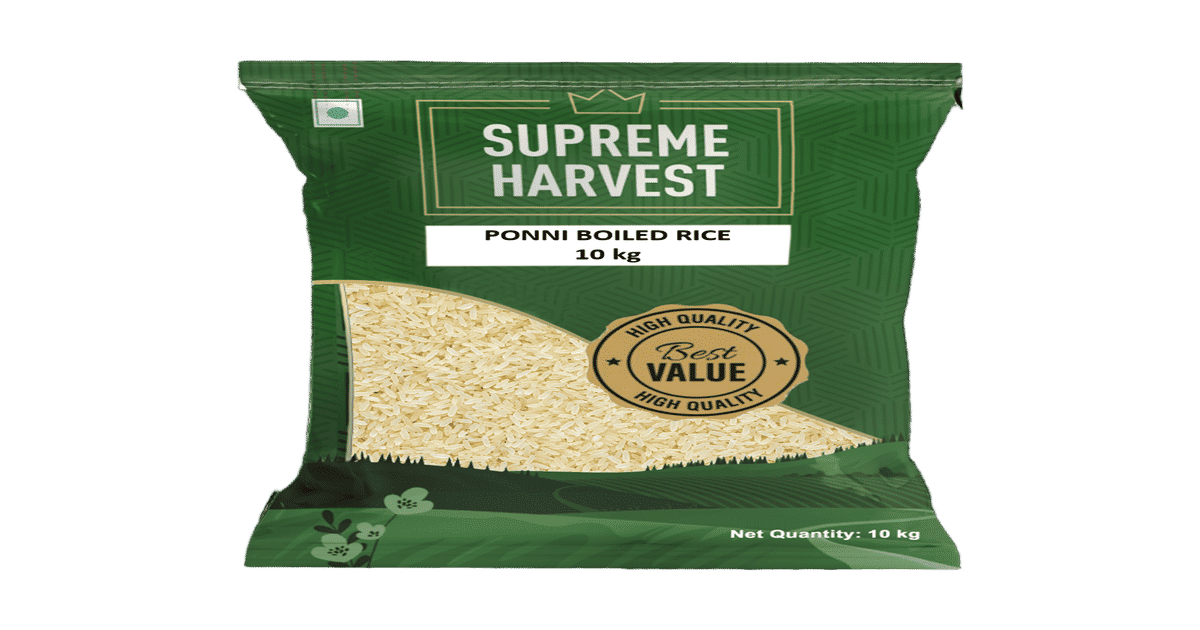 Buy SUPREME HARVEST Ponni Boiled Rice Online (10 kg) At Best Price
