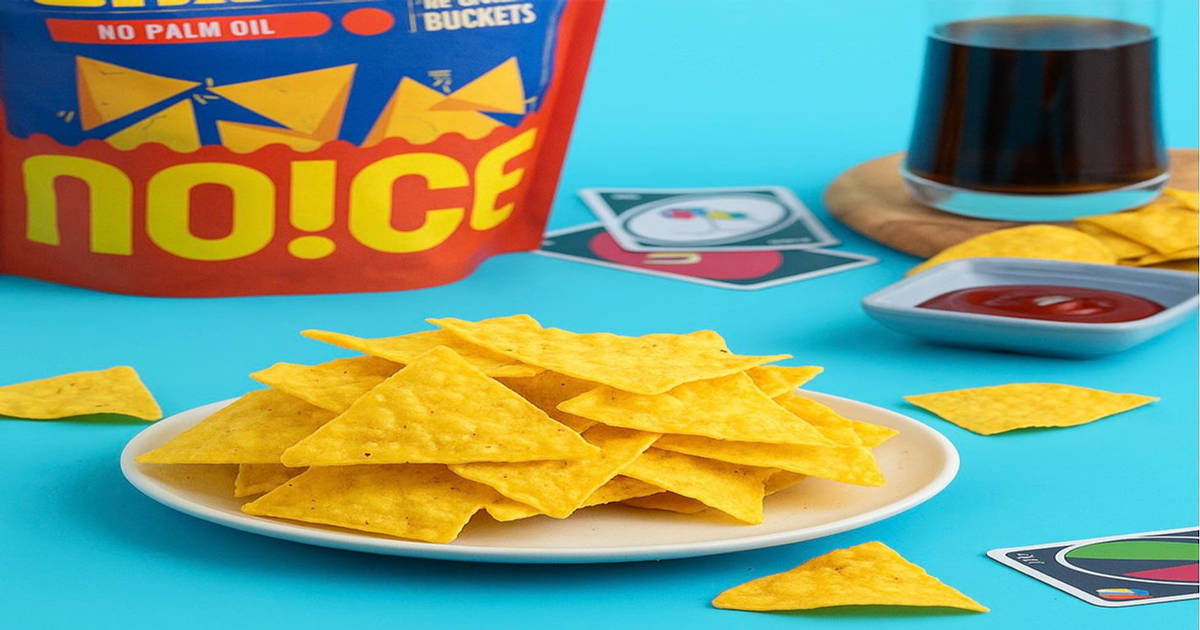 Buy NOICE Mexican Nachos Tortilla Chips (No Palm Oil Snacks) Online (70 ...