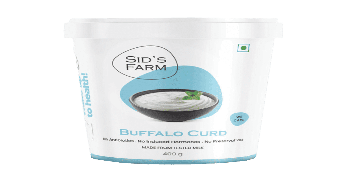 Buy Sid's Farm Buffalo Curd (Creamier) Online (400 g) At Best Price