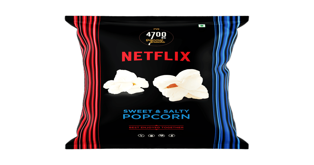 Buy 4700BC x Netflix Jumbo Sweet & Salted Kettle Popcorn Online () At ...