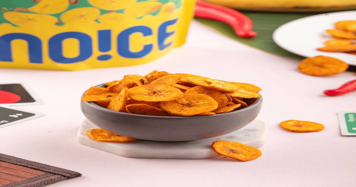 Buy NOICE Peri Peri Banana Chips (No Palm Oil Namkeen & Snacks) Online ...