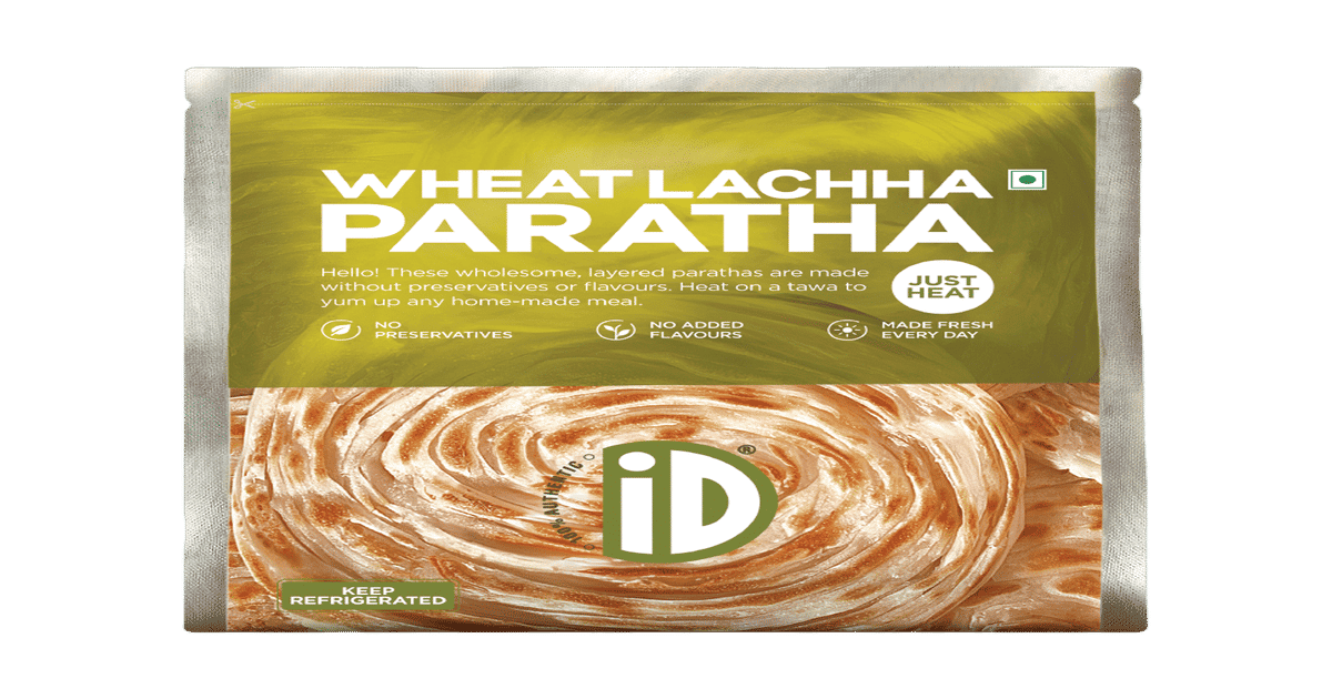 Buy iD Fresh Wheat Lachha Paratha Online (5 Pieces) At Best Price
