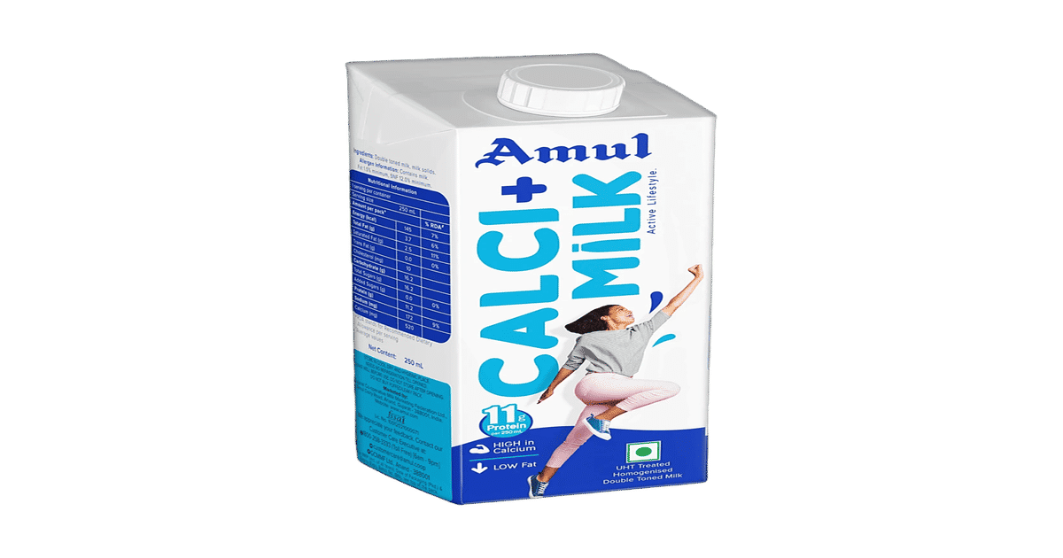 Buy Amul Calci+ Milk Tetra Online (250 ml) At Best Price
