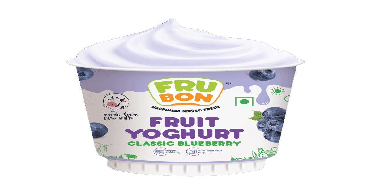 Buy FruBon classic Blueberry Flavoured Yoghurt Online () At Best Price