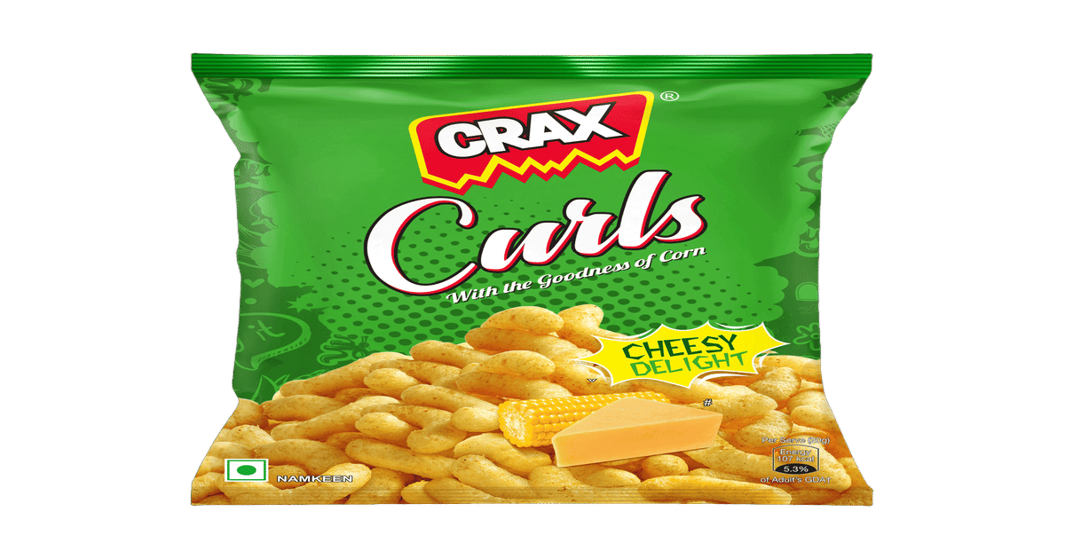 Buy Crax Curls Cheese Delight Corn Puffs Snacks Online (82 g) At Best Price