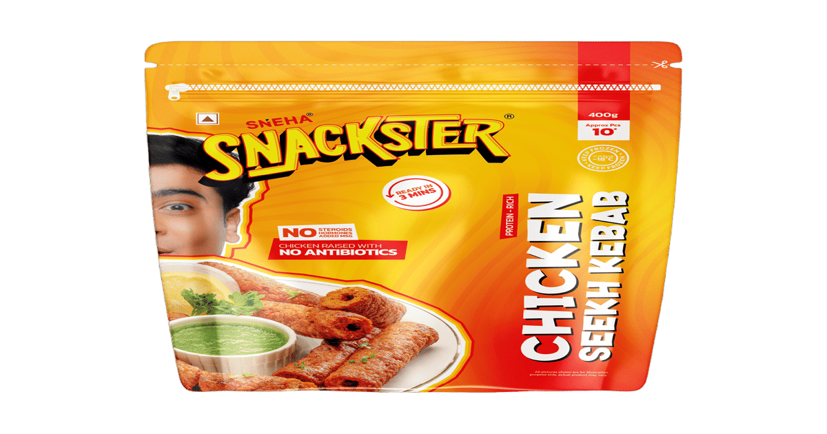 Buy Sneha Snackster Chicken Seekh Kebab Online (400 g) At Best Price
