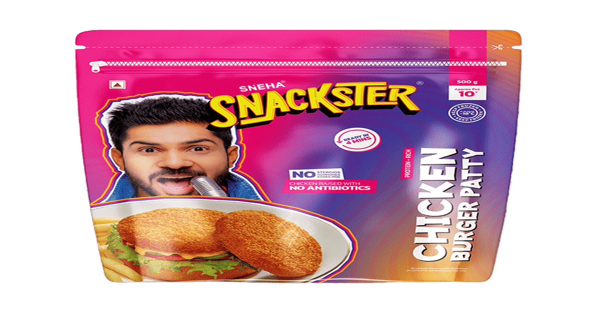 Buy Sneha Snackster Chicken Burger Patty Online (500 g) At Best Price