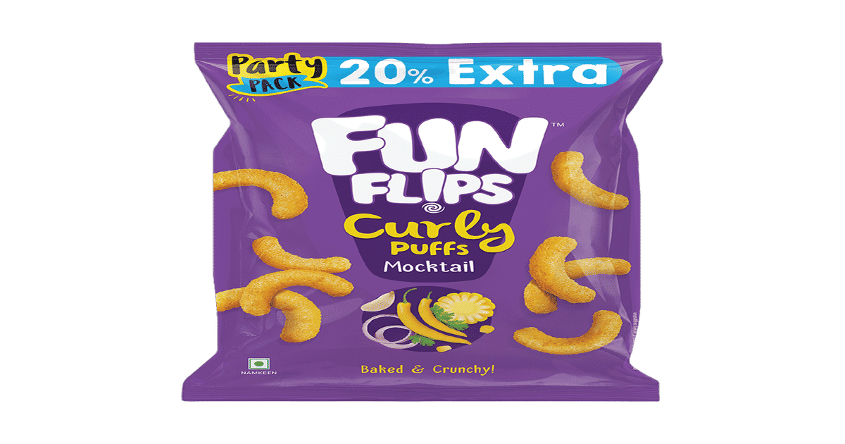 Buy Fun Flips Puffs Mocktail Healthy Baked Snacks Online (57 g x 2) At ...