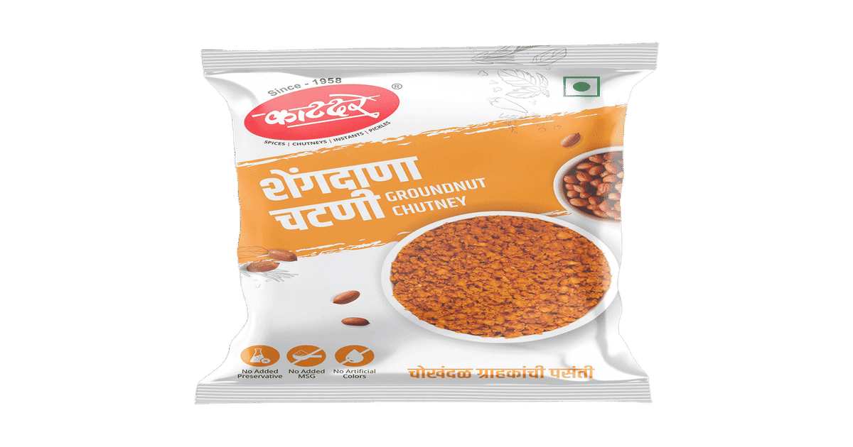 Buy Katdare Shengdana Chutney (Groundnut Chutney) Online (100 g) At ...