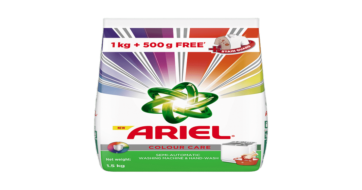 Buy Ariel Colour Detergent Washing PowderWith Free Detergent Washing ...