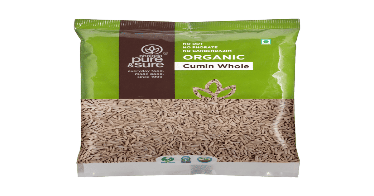 Buy Phalada Pure & Sure Organic Cumin Whole Online (100 g) At Best Price